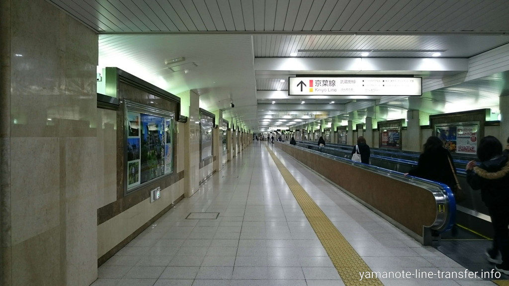 [wheelchair-accessible] How to get to the Keiyo Line Tracks No1,2 in 13 ...